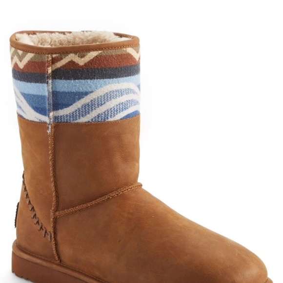 UGG | Shoes | Ugg Australia Classic Short Deco Pendleton Boots | Poshmark